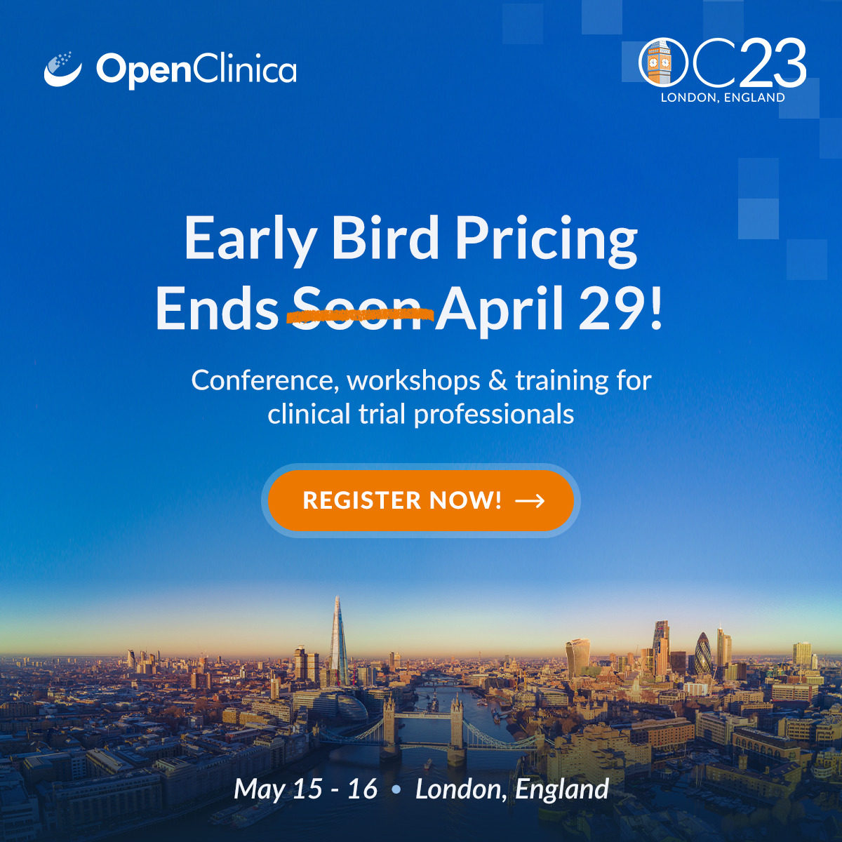 OC23 Conference, Workshops & Training » OpenClinica